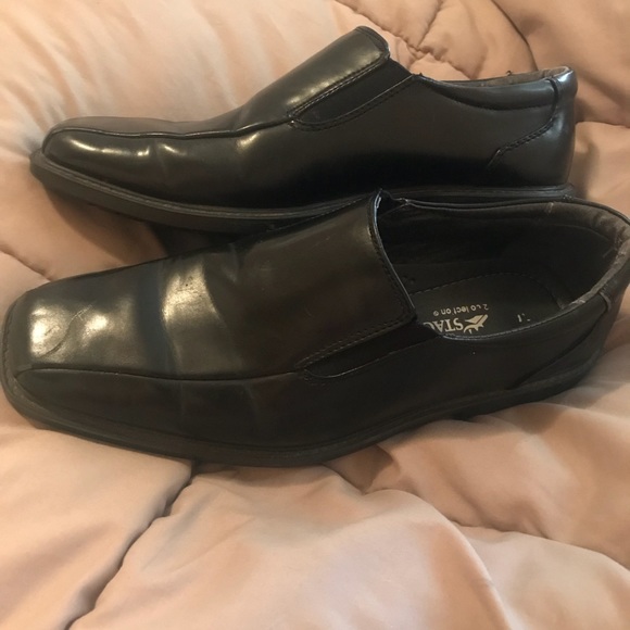 Deer Stags | Shoes | Mens Deer Stags Black Slip On Loafers 8m | Poshmark